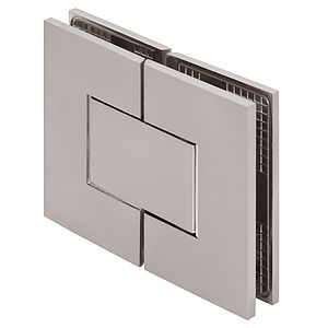 Venus 180 Degree Glass-to-Glass Square Zero Position Adjustable Shower ...